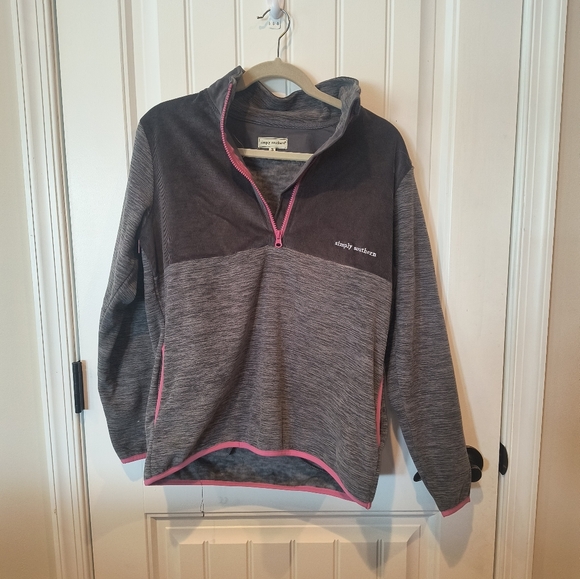 Simply Southern | Tops | Simply Southern Half Zip Jacket | Poshmark